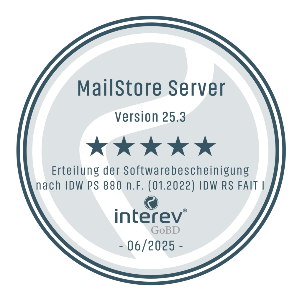 MailStore Version 25.3 ist ab sofort verfügbar!
