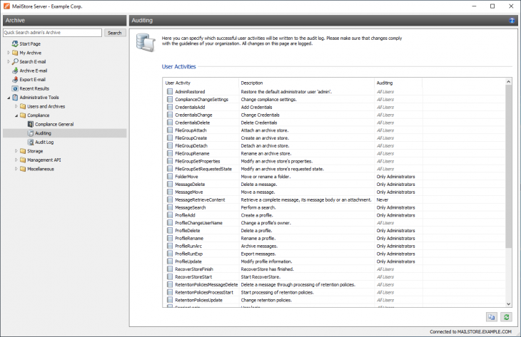 MailStore Server - Email Archiving Software for SMB