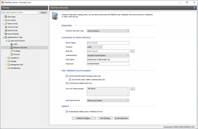 MailStore Server - Email Archiving Software for SMB