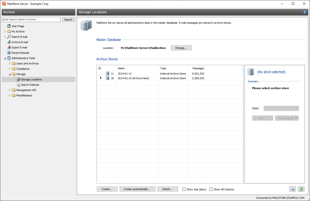 MailStore Server - Email Archiving Software for SMB