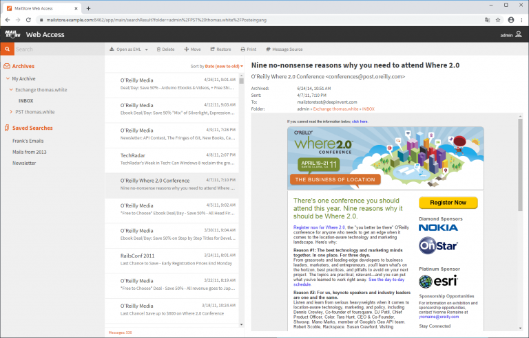 MailStore Server - Email Archiving Software for SMB