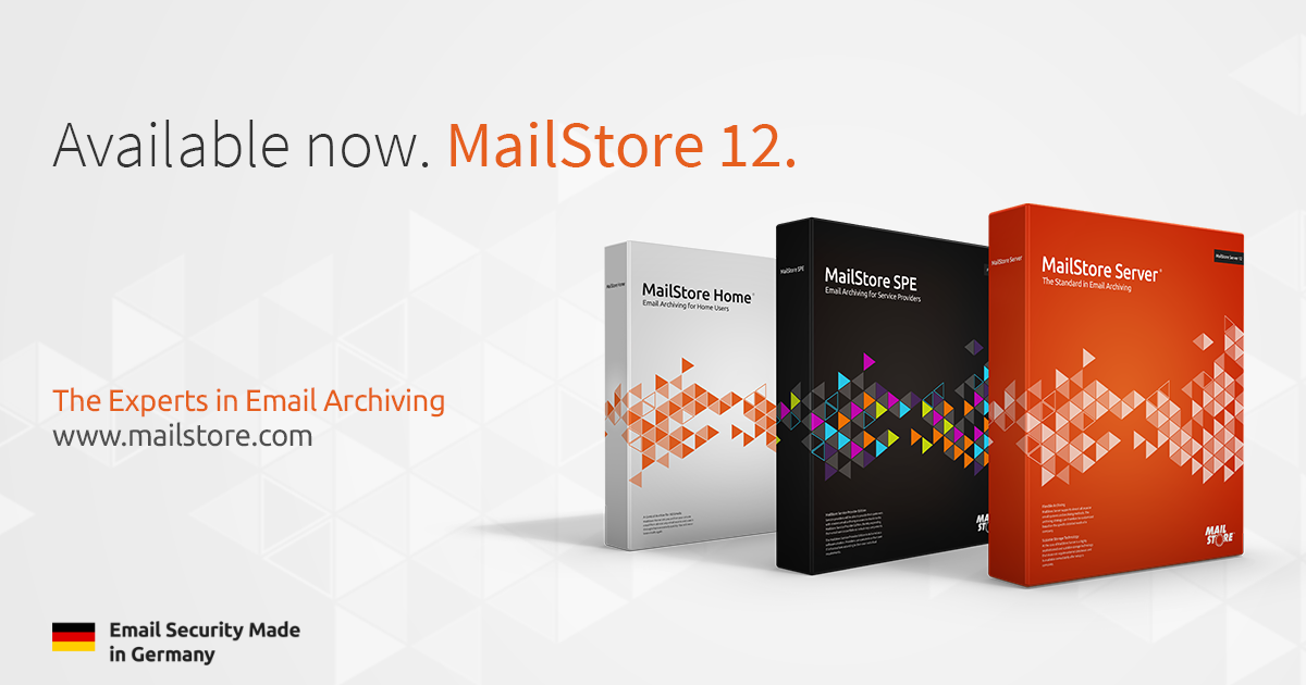 MailStore V12: New Level of Security and Simplified Archiving of Cloud ...