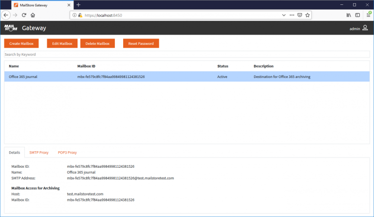 Installation and Configuration of MailStore Gateway