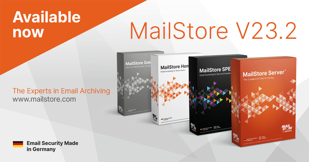 MailStore Version 23.2 now available - MailStore
