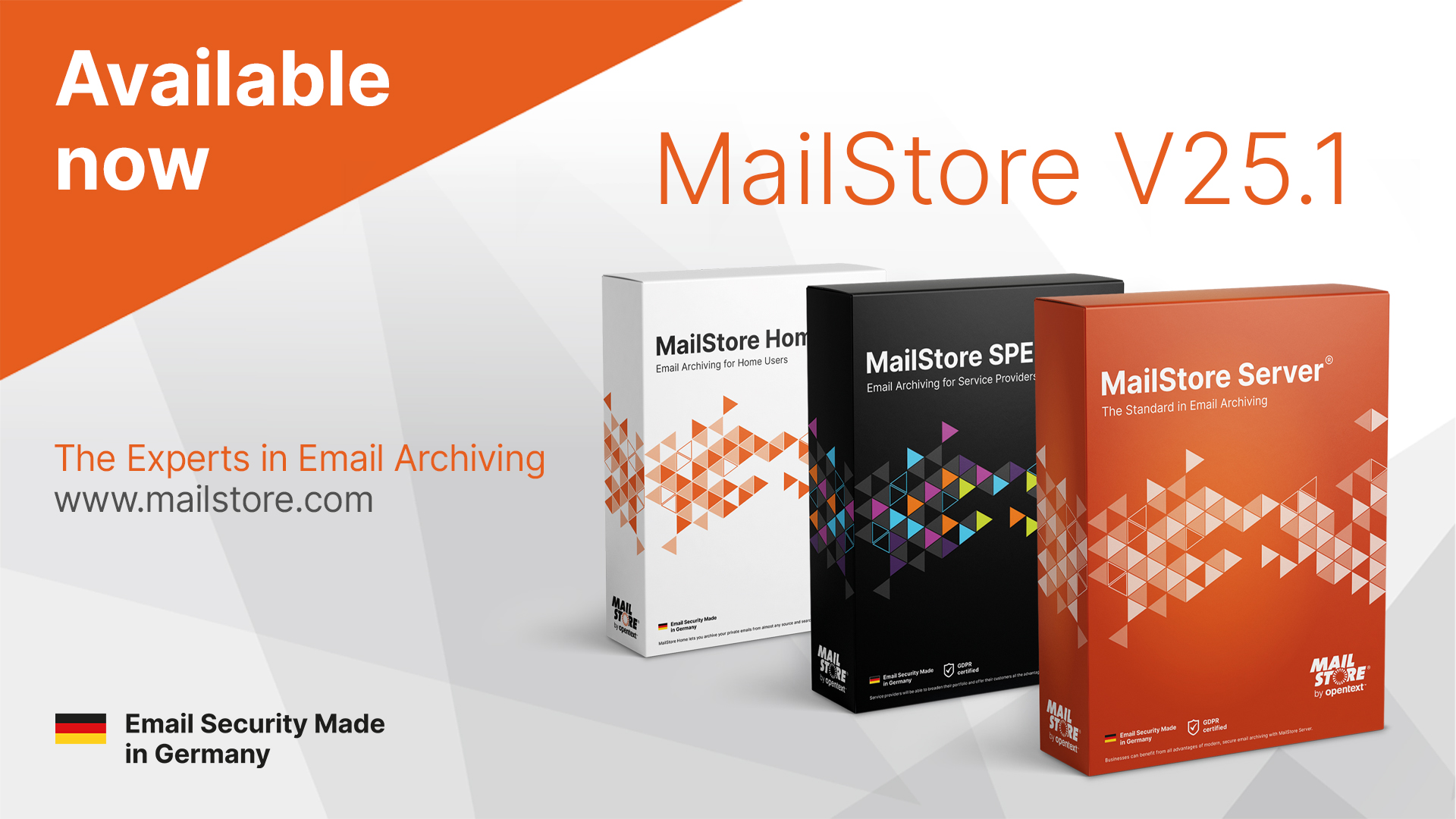 MailStore Version 25.1 Is Now Available